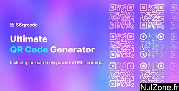 Nulled - 66qrcode - Ultimate QR Code Generator and URL Shortener (SAAS ...